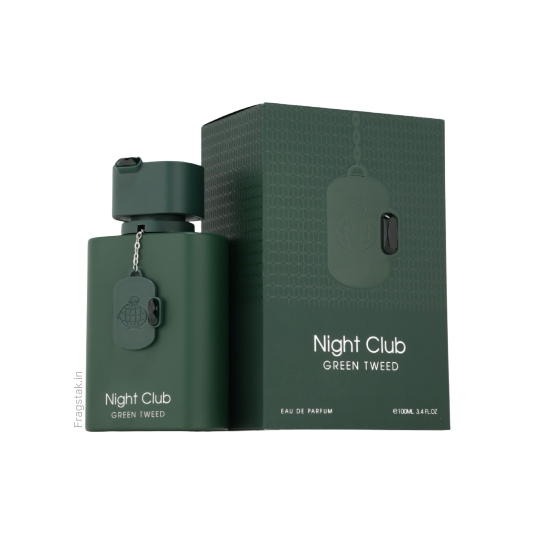 Fragrance World Night Club Green Tweed 100ml EDP For Men - Fragstalk