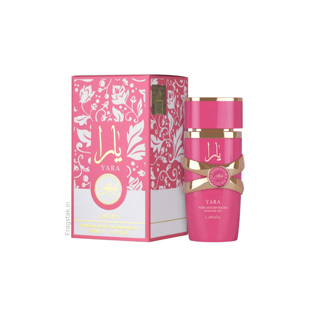 Lattafa Yara Candy Attar Concentrated Perfume Oil 20ml For Woman ...