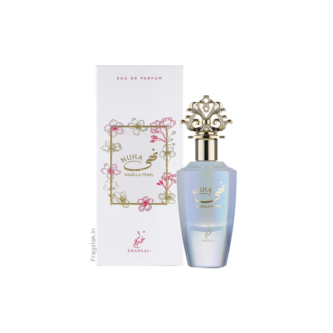 Khadlaj Nuha Vanilla Pearl For Women 85ml EDP - Fragstalk