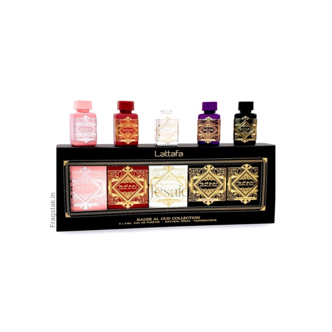 Lattafa Badee Al Oud Collection Gift Set 5x5ml Each - Fragstalk